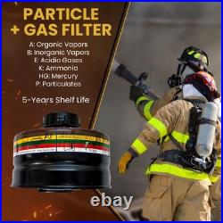 Gas Mask Respirator | GAS Mask 40 mm NBC Filter Full Face Respirator ...
