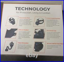 Gas Mask Respirator | NEW Mira Safety MD-1 Gas Mask Child size M Gas ...